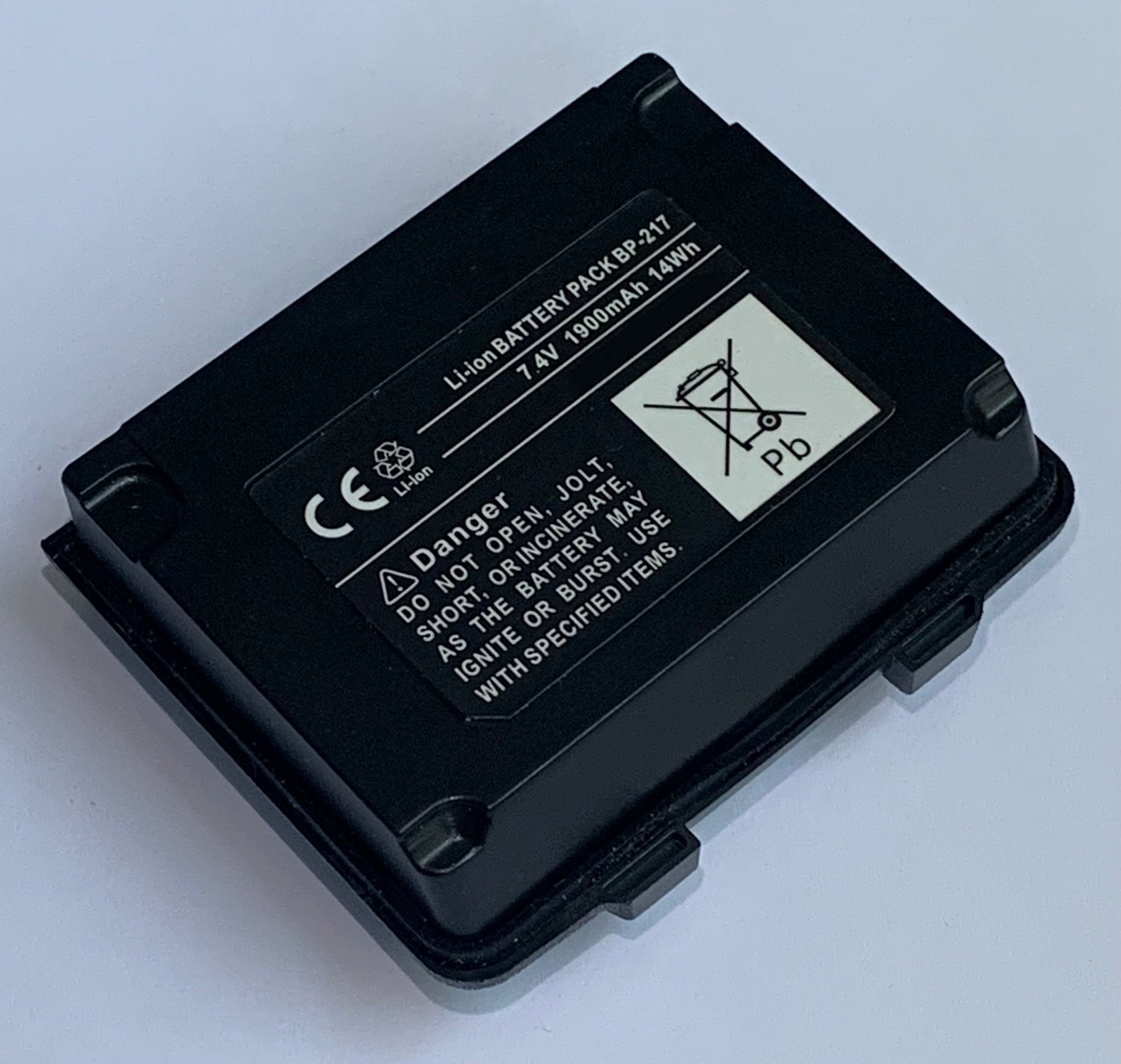 BP-217 MAX : 7.4v 1900mAh Li-ION battery for ICOM IC-80AD, IC-T90A, IC ...