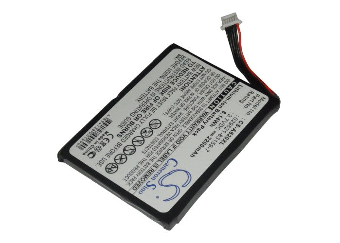 CS-A620XL : Battery for Typhoon MyGuide 5500, MyGuide 5500XL - Replace ...