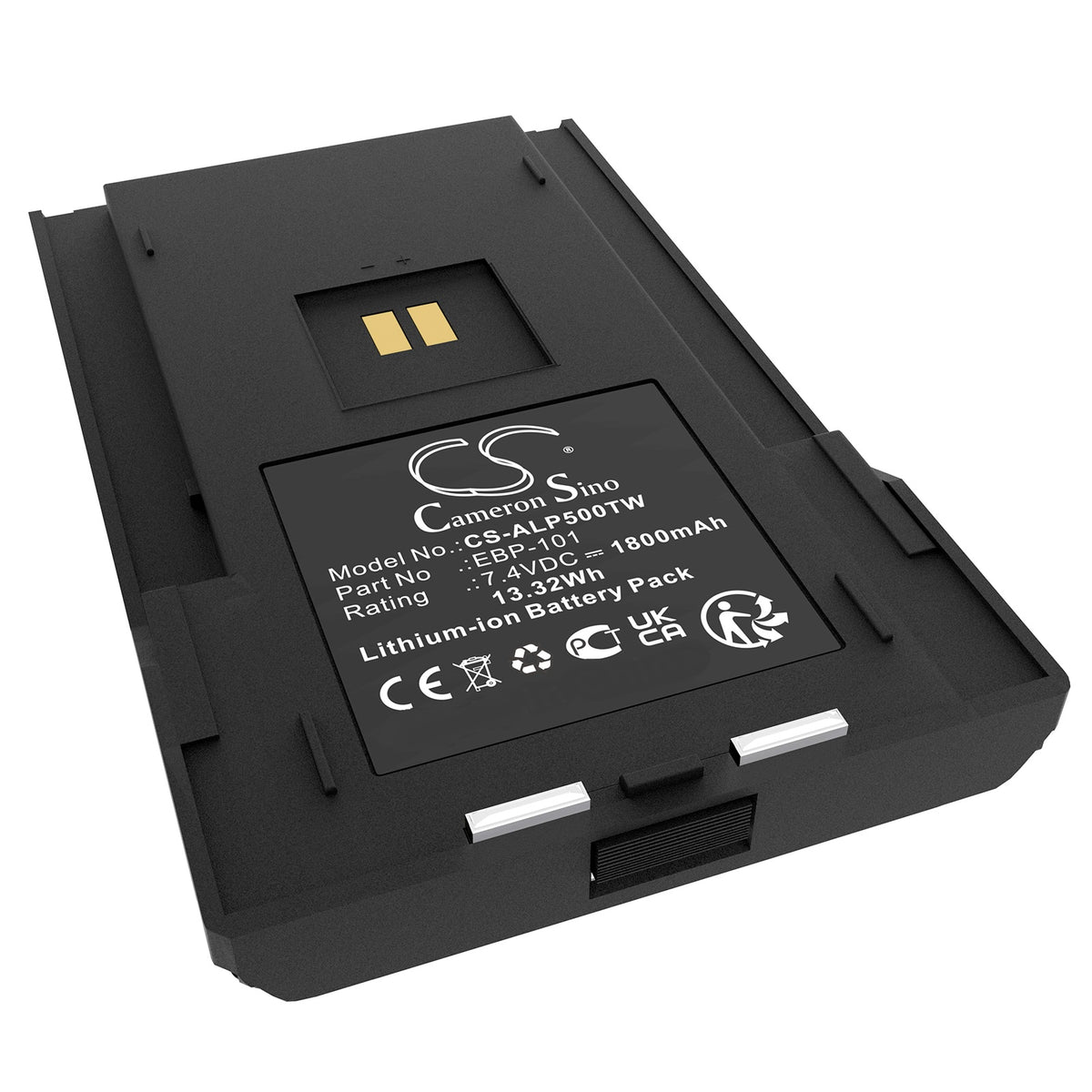 CS-ALP500TW: 7.4v 1800mAh Li-ION battery, replaces ALINCO EBP-101 ...