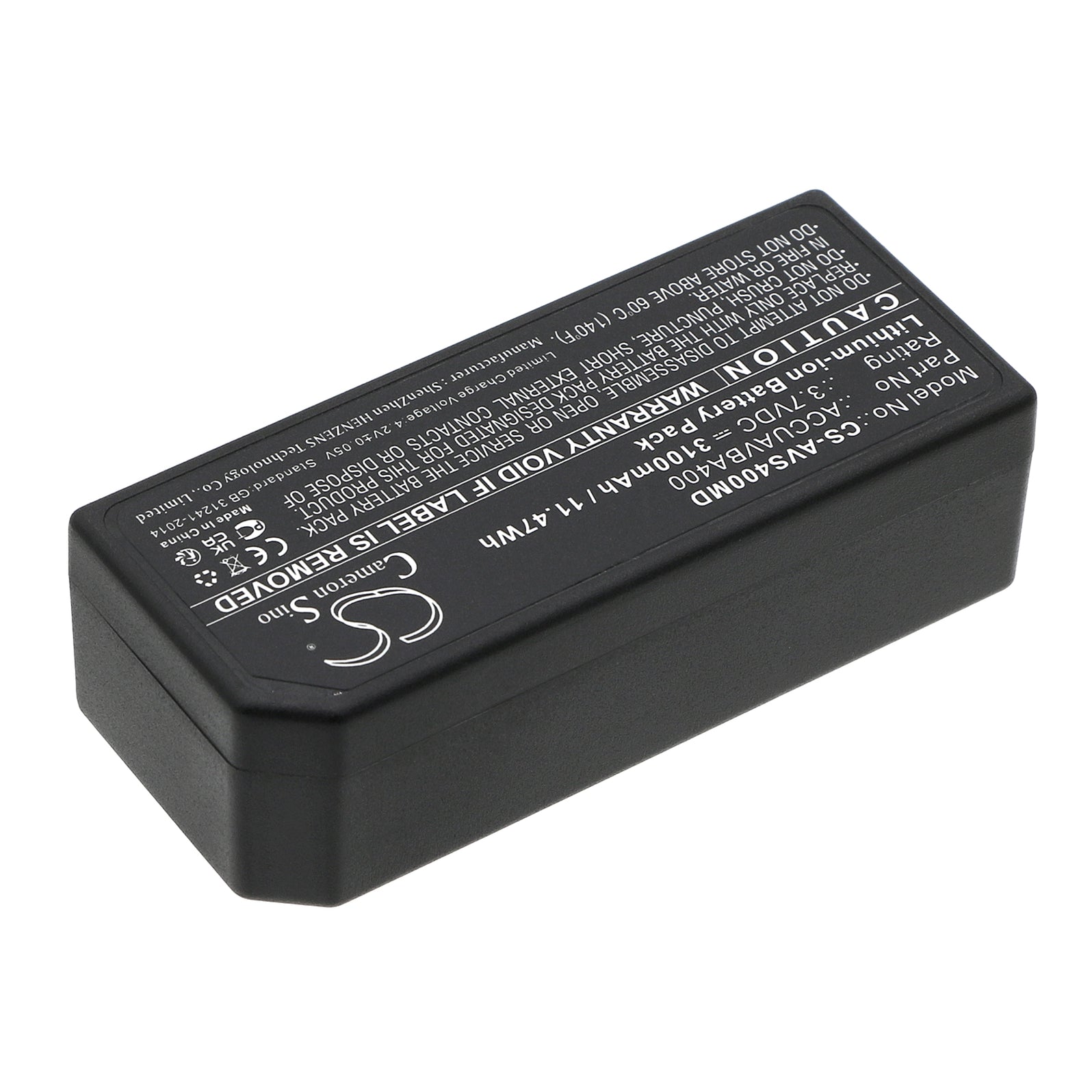 CS-AVS400MD : Battery for Viasys Healthcare Veins Accuvein AV400 ANAM ...