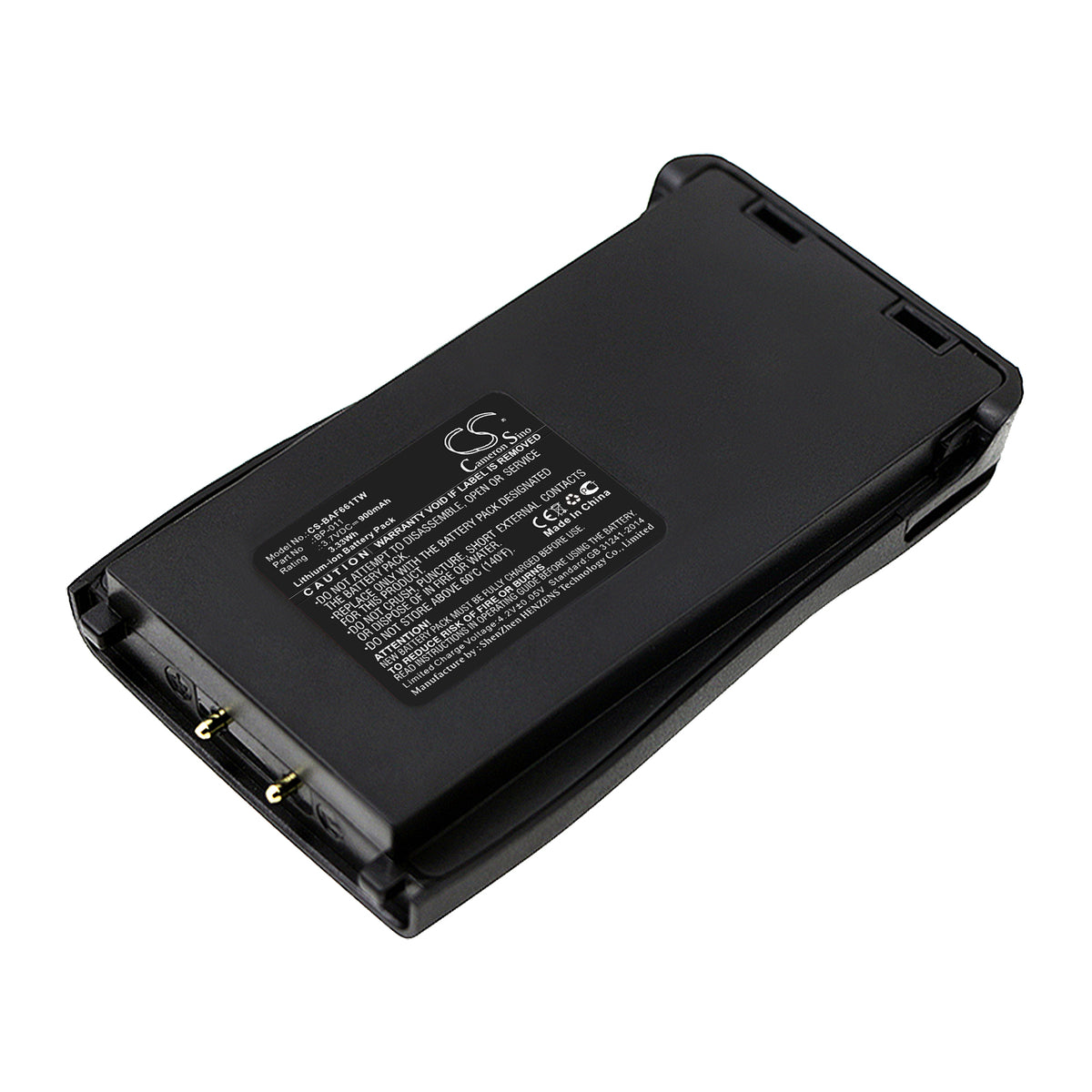 CS-BAF661TW : Battery for Baofeng BF-666S, BF-777S, BF-888S and others ...