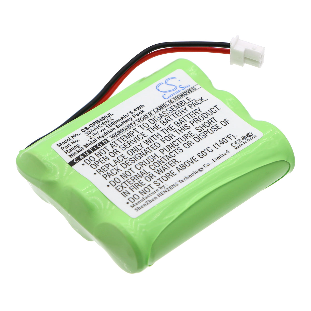 CS-CPB400JL : Battery for Rayovac RAY42 - Replaces Radio Shack 960-135 ...