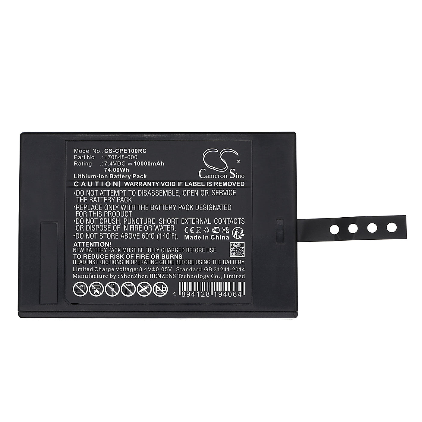 CS-CPE100RC : Battery for Cradlepoint E100 LTE Router, E110 LTE Router ...