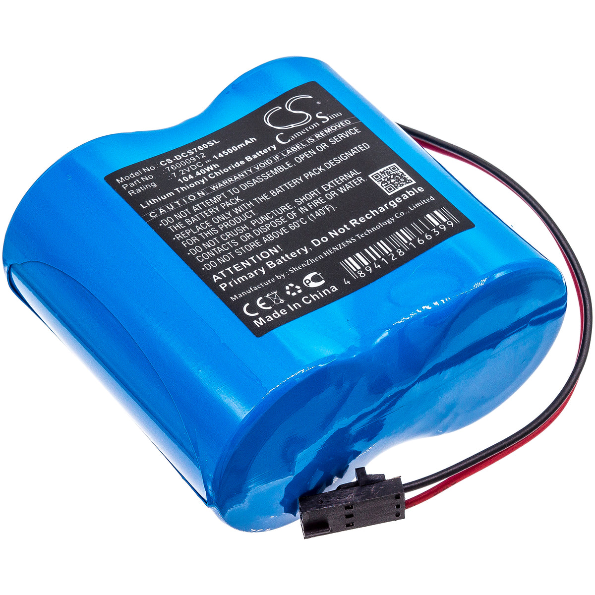 CS-DCS760SL : Battery for Digi Connect Sensor+ - Replaces Digi 7600091 ...