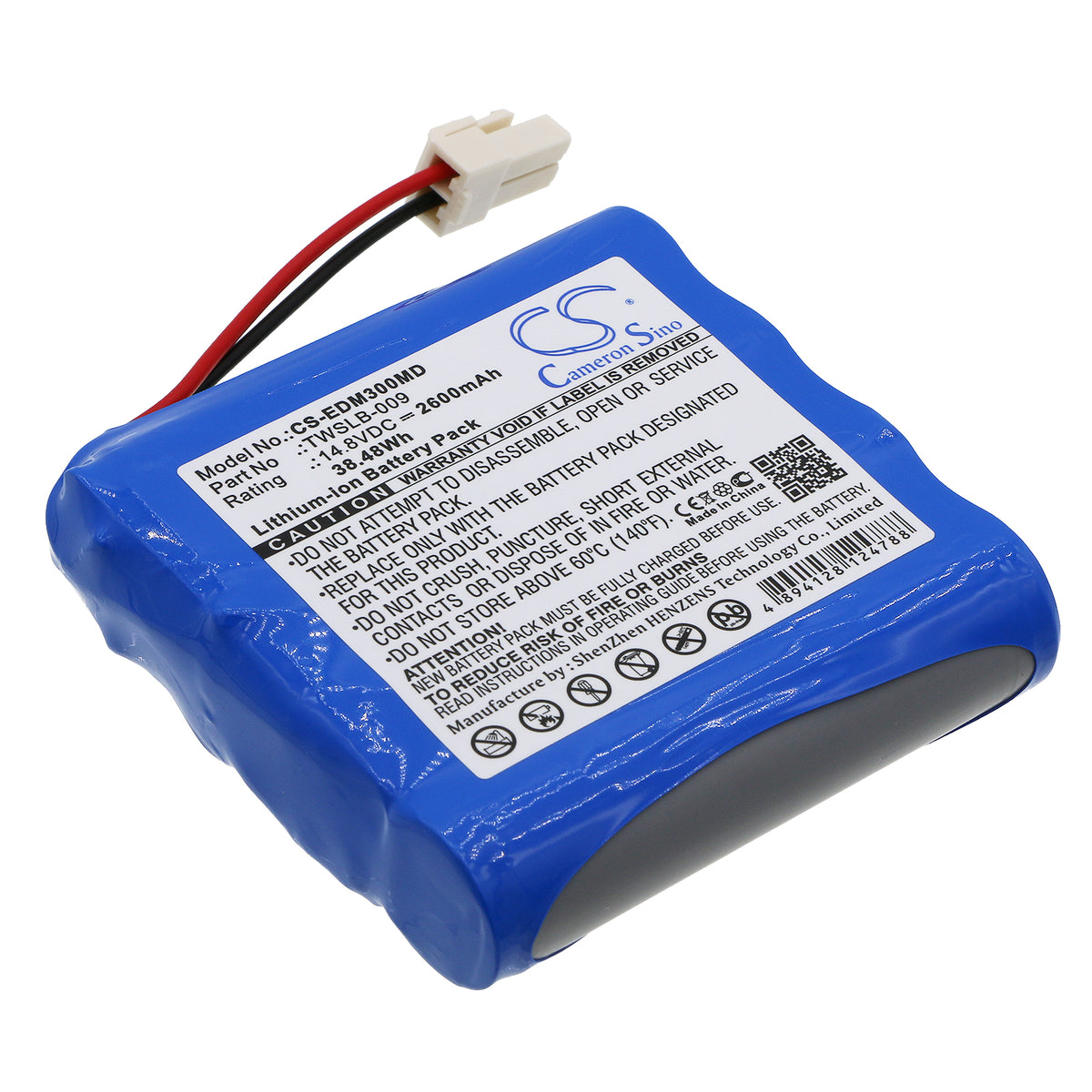 CS-EDM300MD : Battery for EDAN M3 - Replaces EDAN TWSLB-009 — Batteries ...