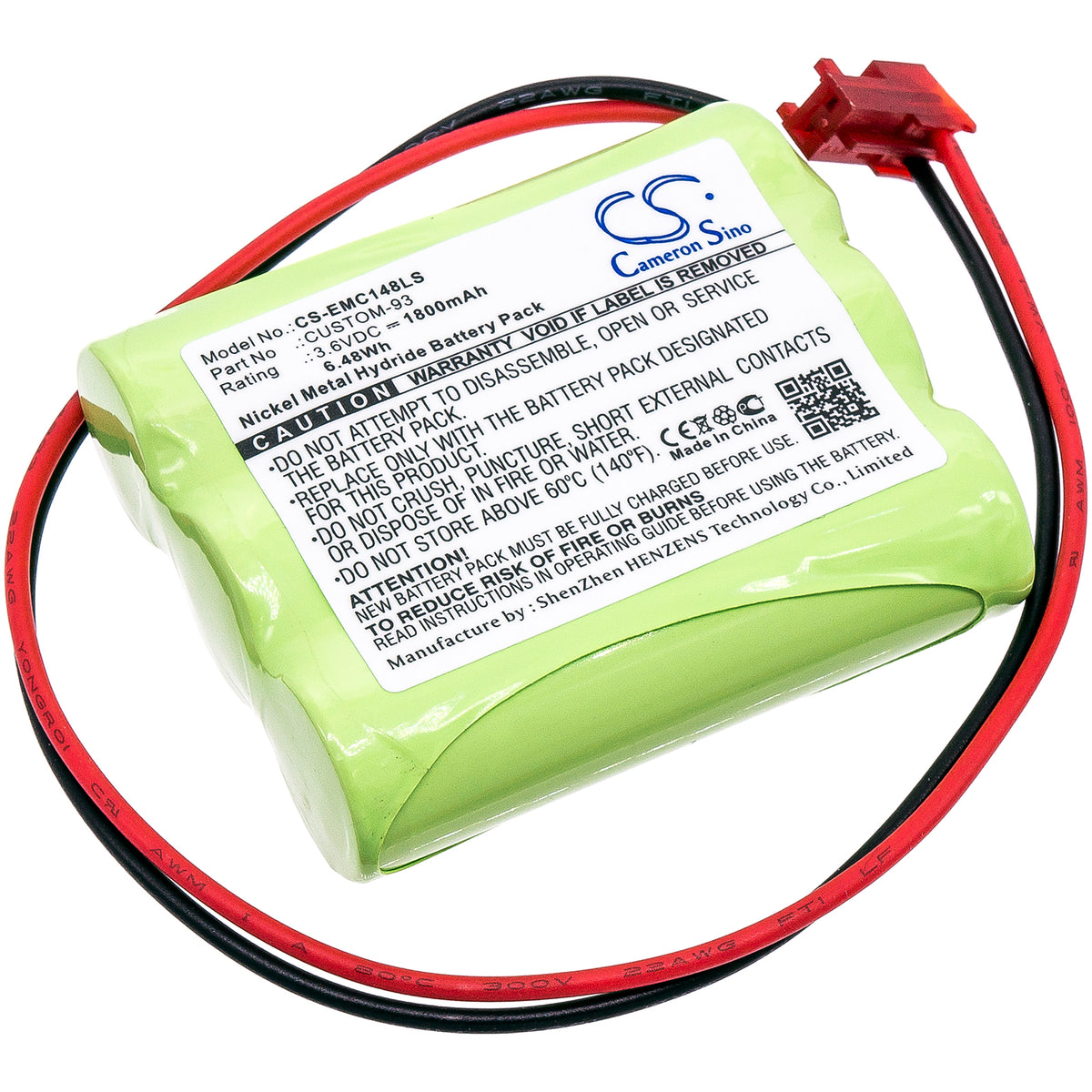 CS-EMC148LS : Battery for Max Power 026-148 - Replaces Cooper CUSTOM-9 ...