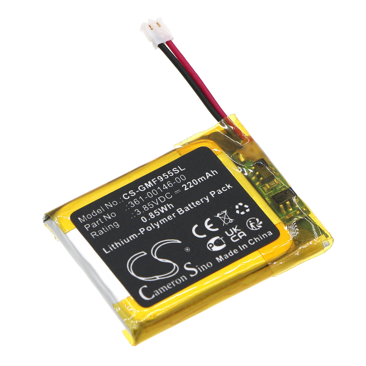 CS-GMF955SL : Battery for Garmin Forerunner 955 Solar - Replaces Garmi ...