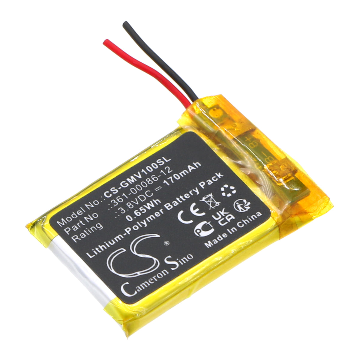 CS-GMV100SL : Battery for Garmin Venu, Femix 6s Pro - Replaces Garmin ...