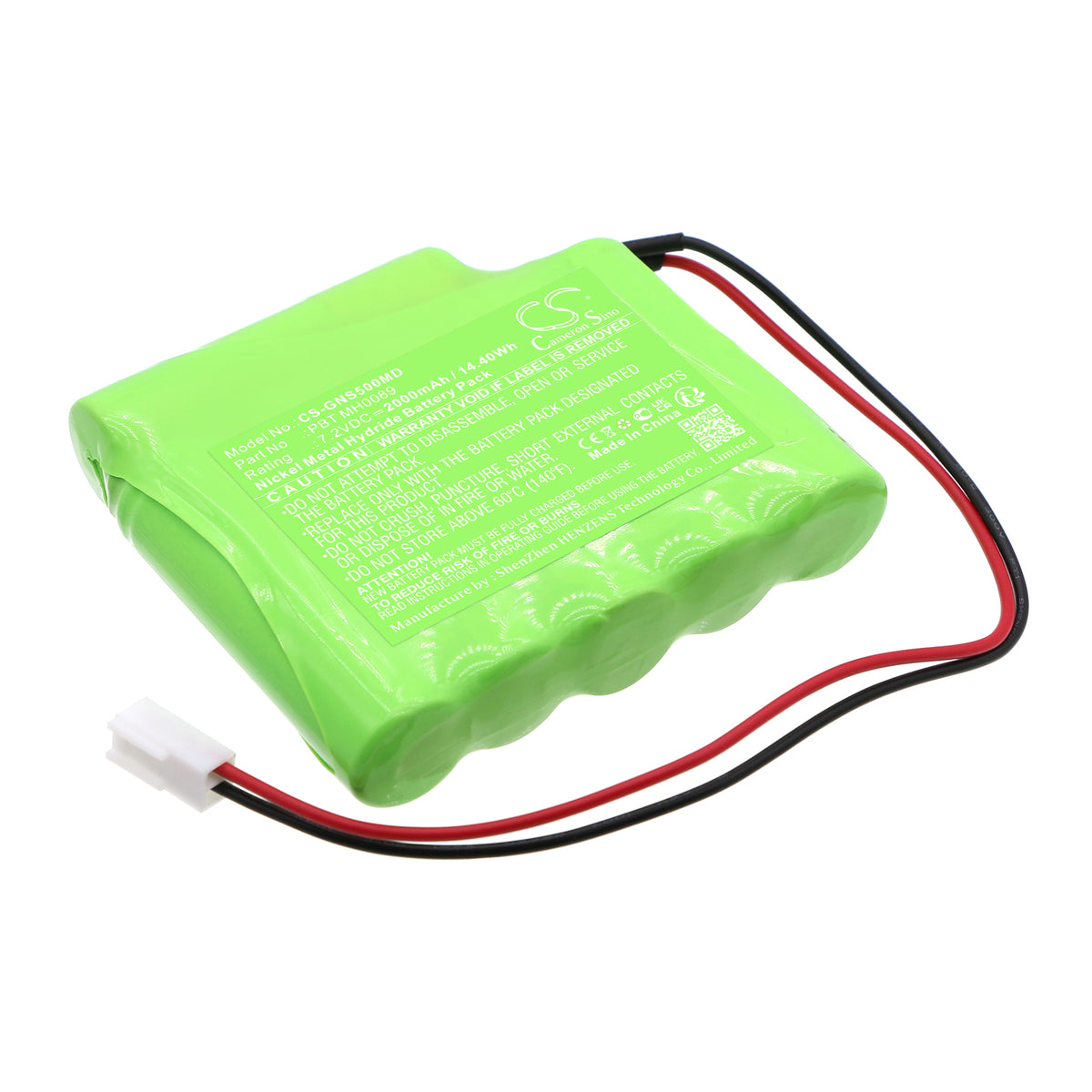 CS-GNS500MD : Battery for Globus Genesy 300, Genesy 500, Genesy 600 an ...