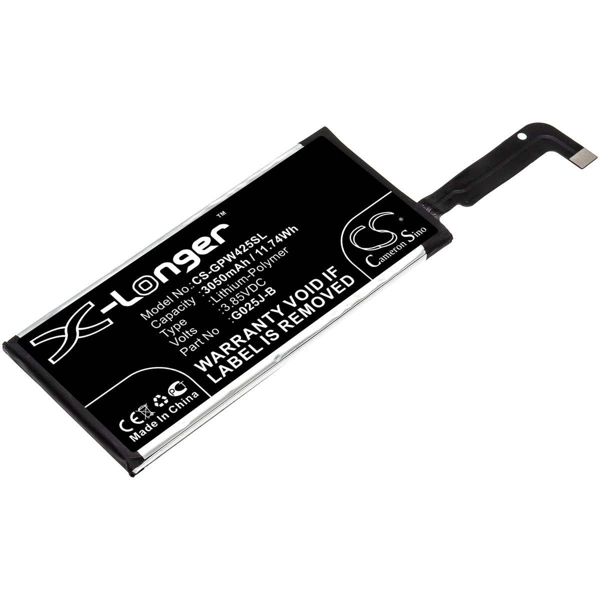 CS-GPW425SL : Battery for Google Pixel 4A - Replaces Google G025J-B ...