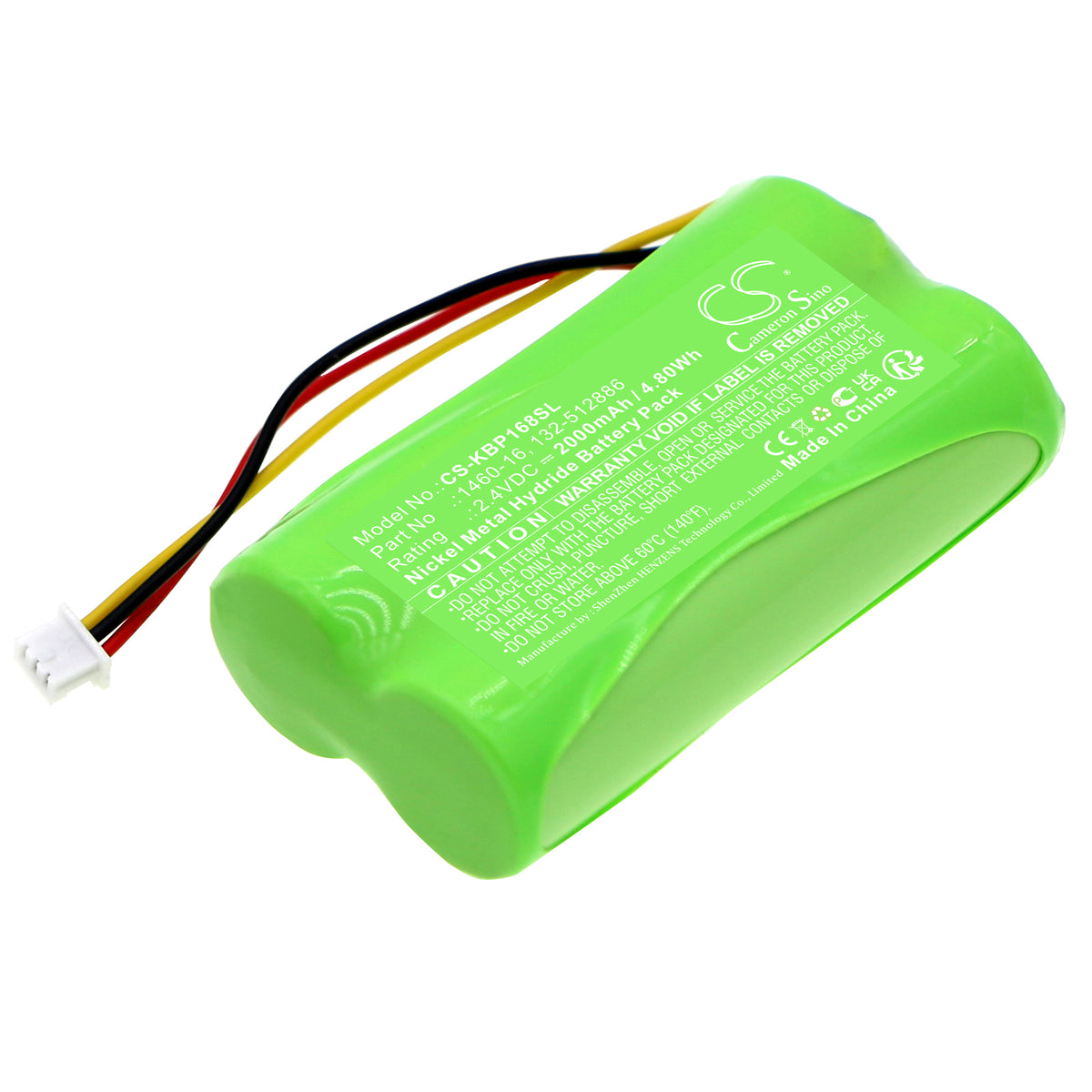 CS-KBP168SL : Battery for Kaba Programmer 1460 - Replaces Kaba 1460-16 ...