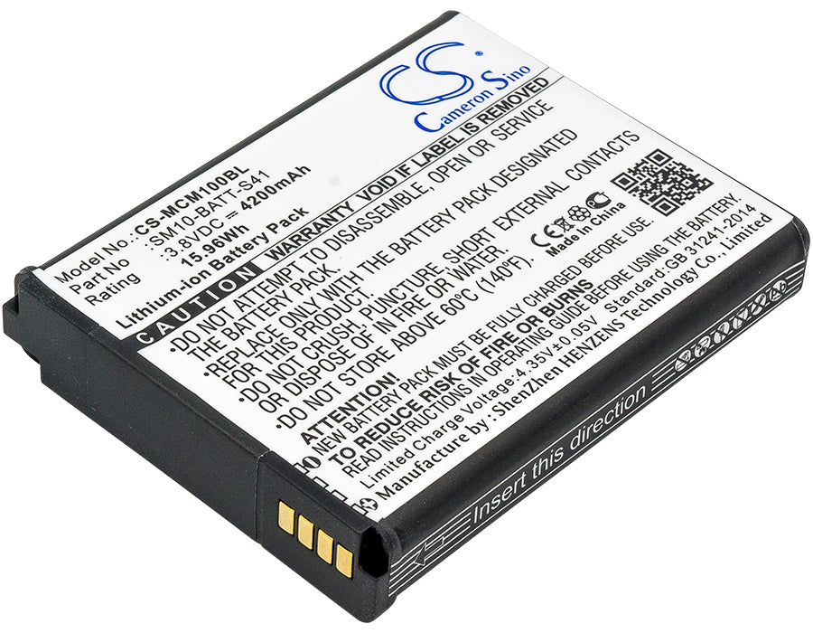 CS-MCM100BL : Battery for M3 Mobile SM10, SM10LTE - Replaces M3 Mobile ...