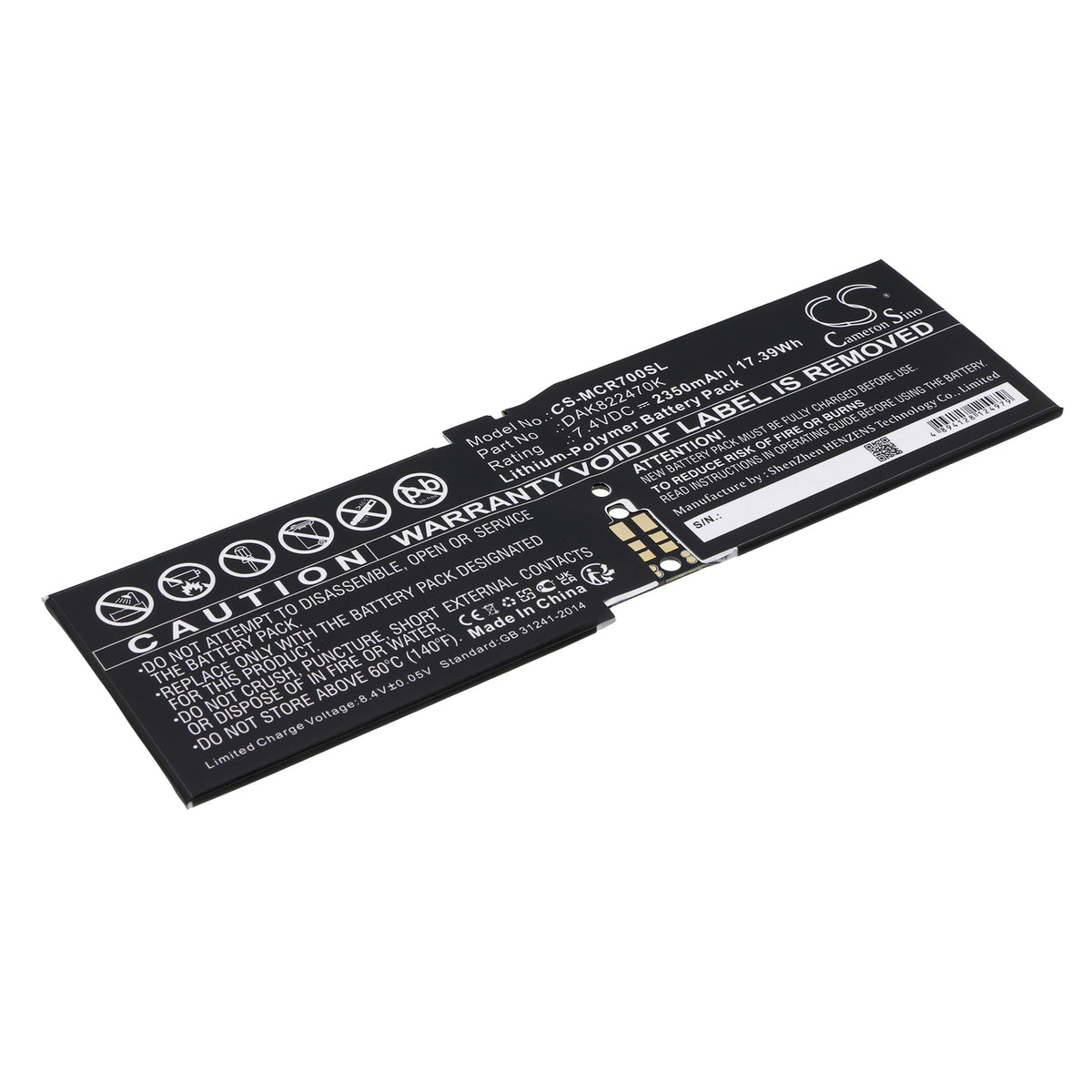 CS-MCR700SL : Battery for Microsoft Surface CR7 13.5", CR7-00005, Surf ...