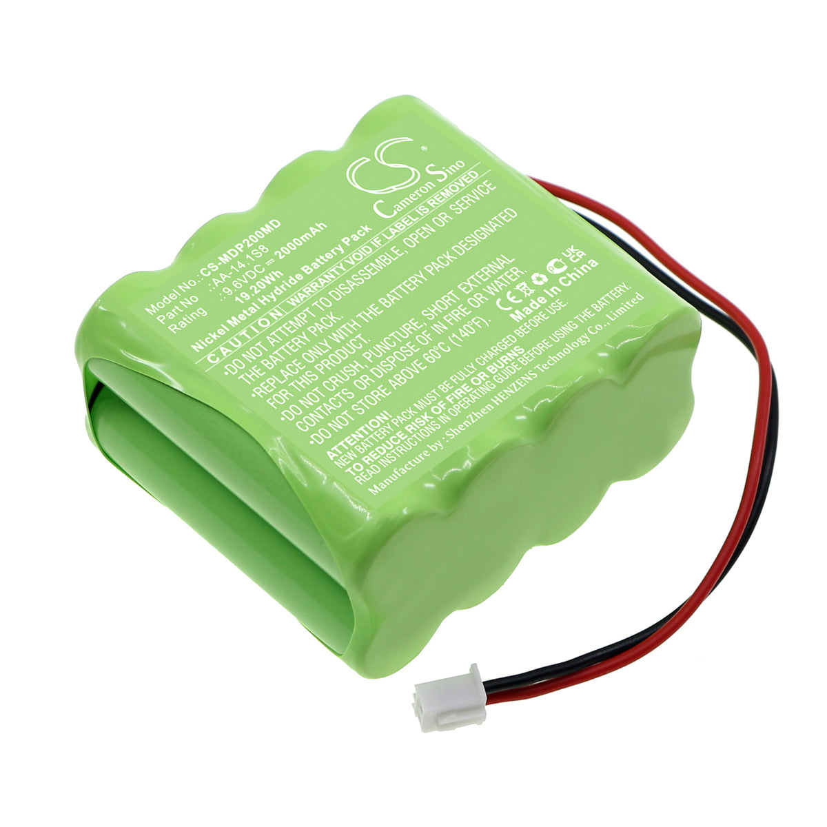CS-MDP200MD : Battery for Medima P2, P infusion pump - Replaces Medima ...