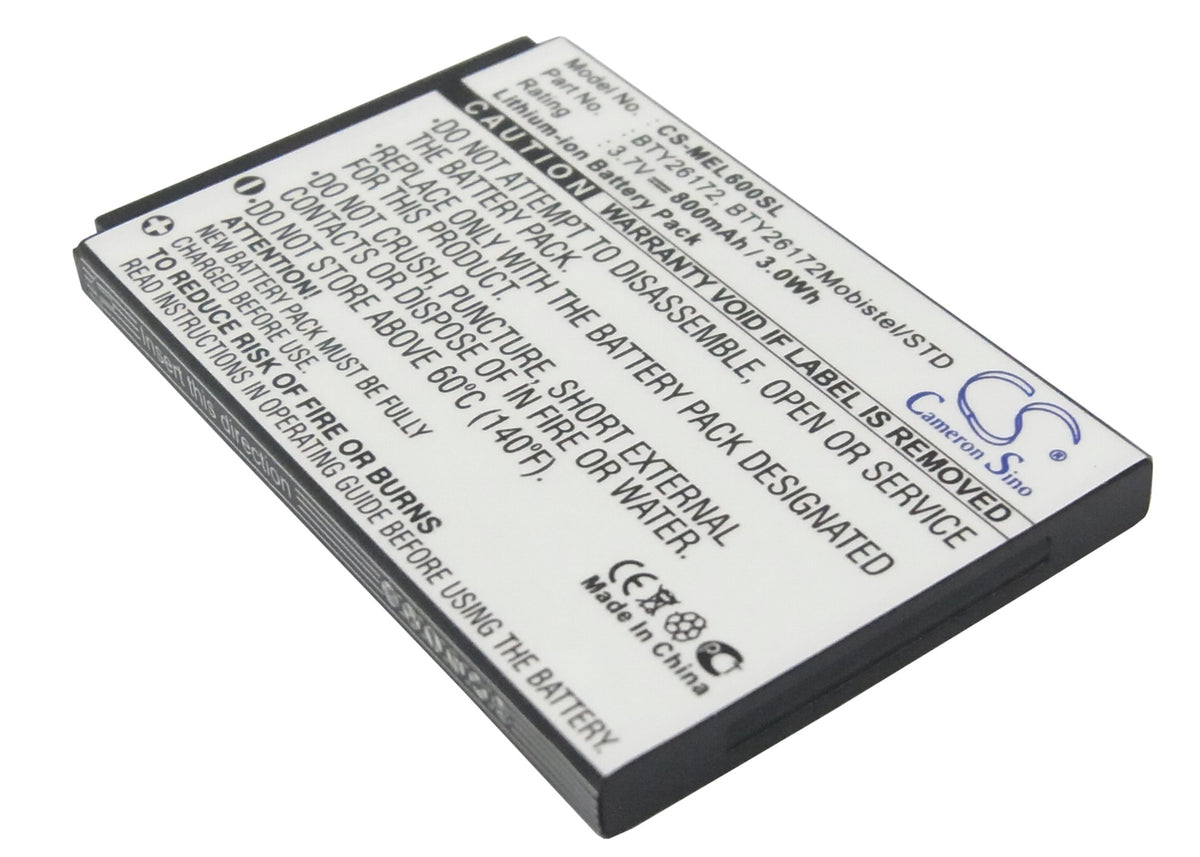 CS-MEL600SL : Battery for Mobistel EL600, EL600 Dual - Replaces Mobist ...