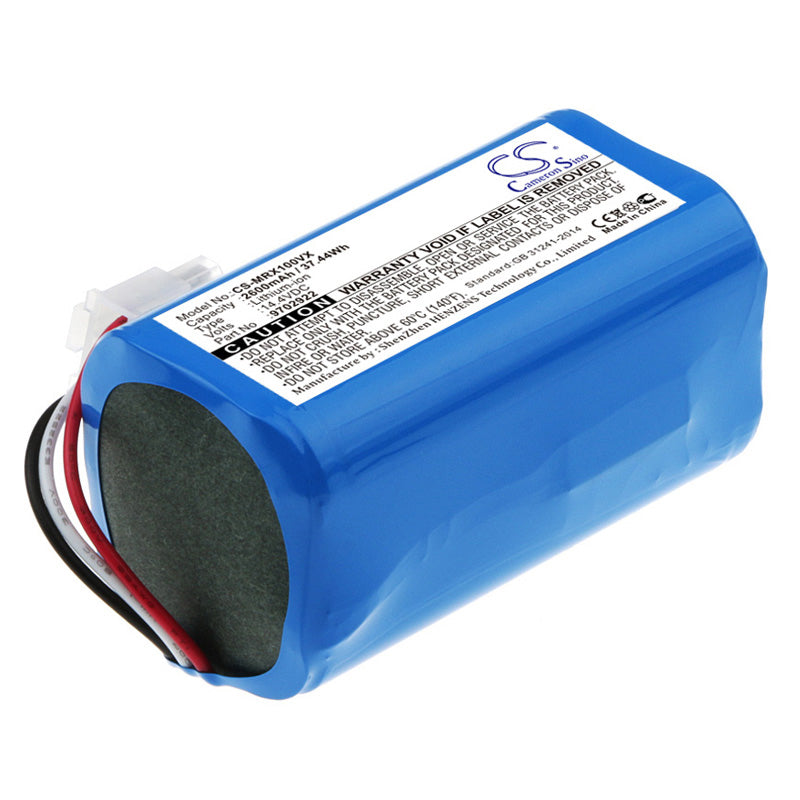 CS-MRX100VX : Battery for Miele Scout RX1, RX1-SJQL0, Scout RX2 60 and ...