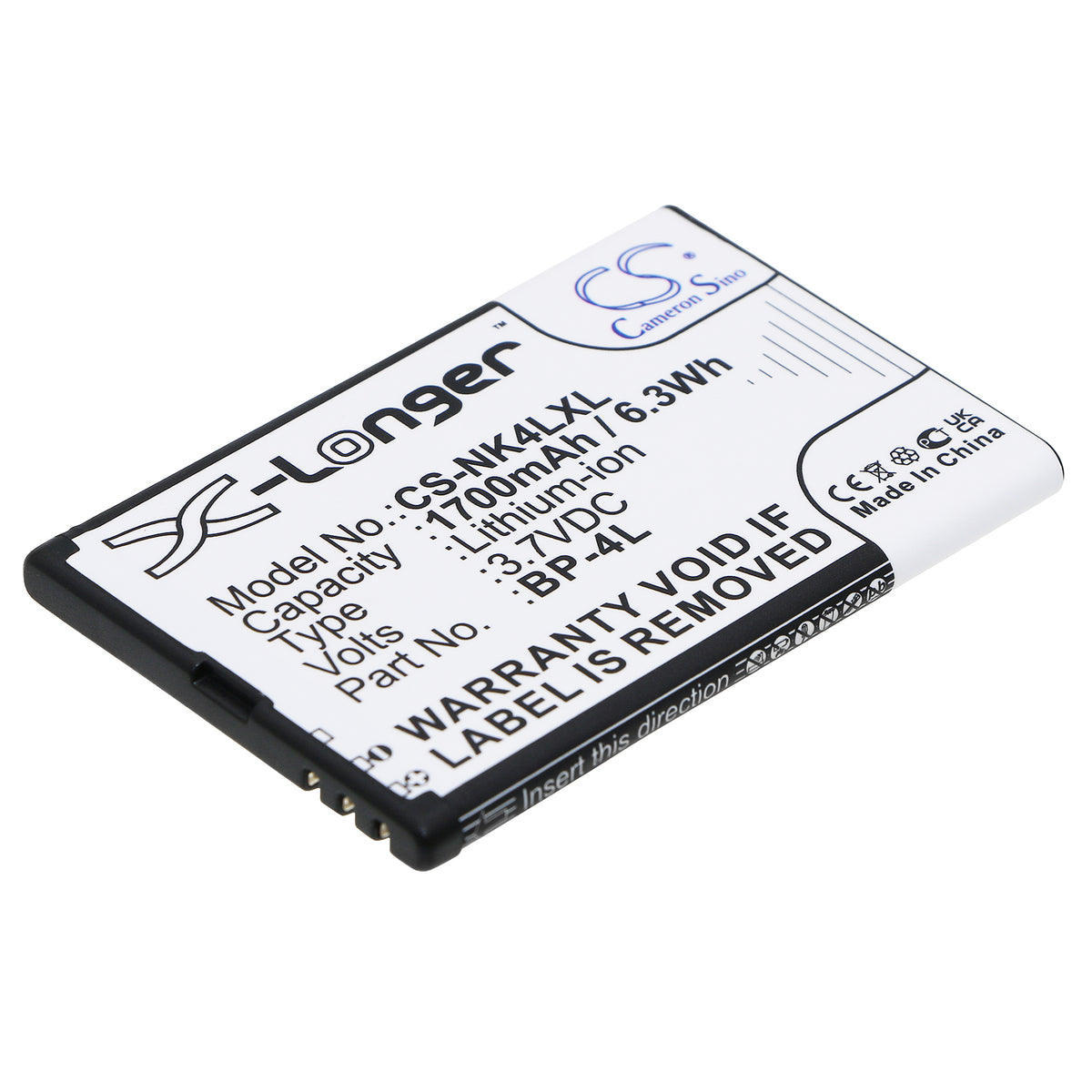 CS-NK4LXL : Battery for ACE Caracas, Caracas 2 - Replaces ACE N4L120J ...
