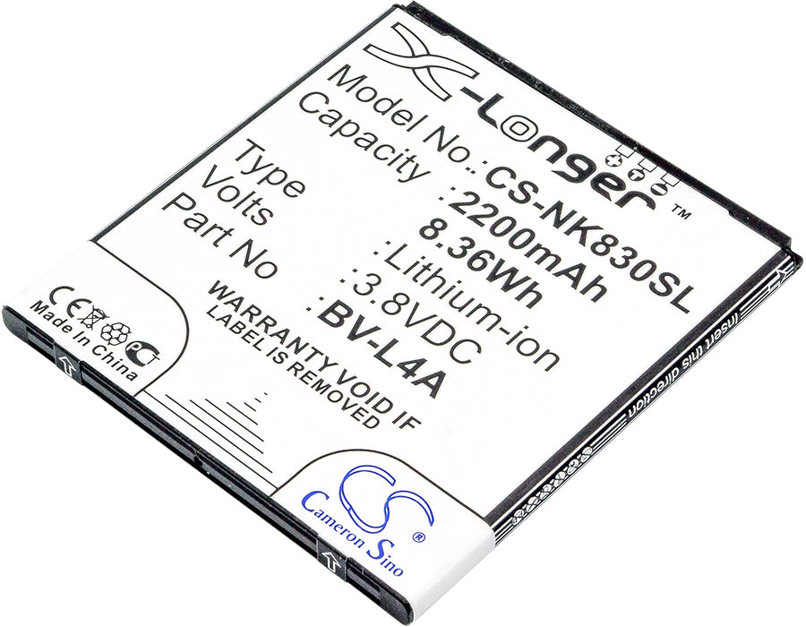 CS-NK830SL : Battery for Microsoft Lumia 830, Lumia 540, Lumia 540 Dua ...