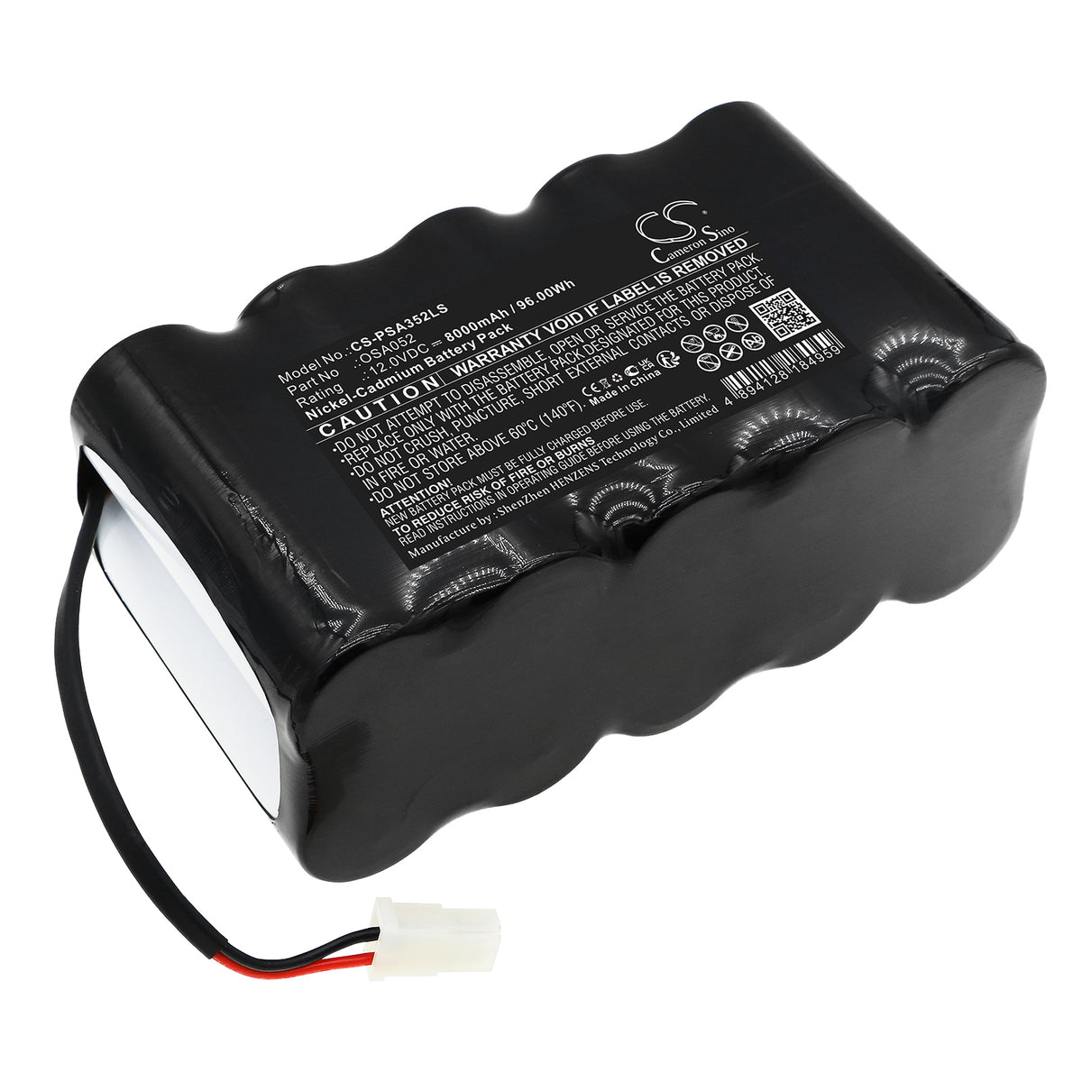CS-PSA352LS : Battery for PowerSonic A35241 - Replaces Powersonic OSA0 ...