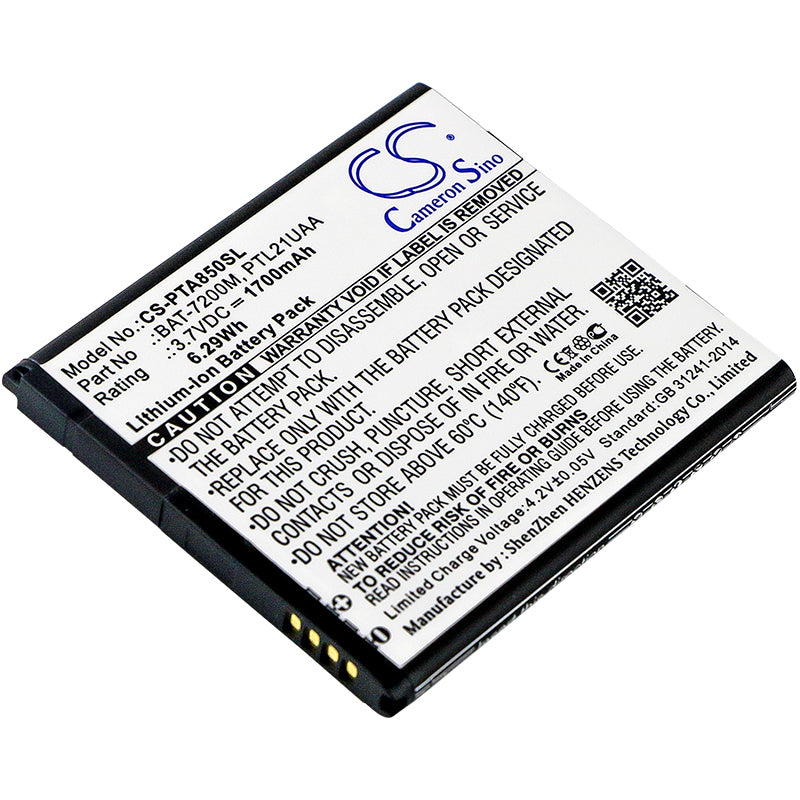 CS-PTA850SL : Battery for Sky Vega R3, Vega IM-A850K, Vega Racer 2 LTE ...
