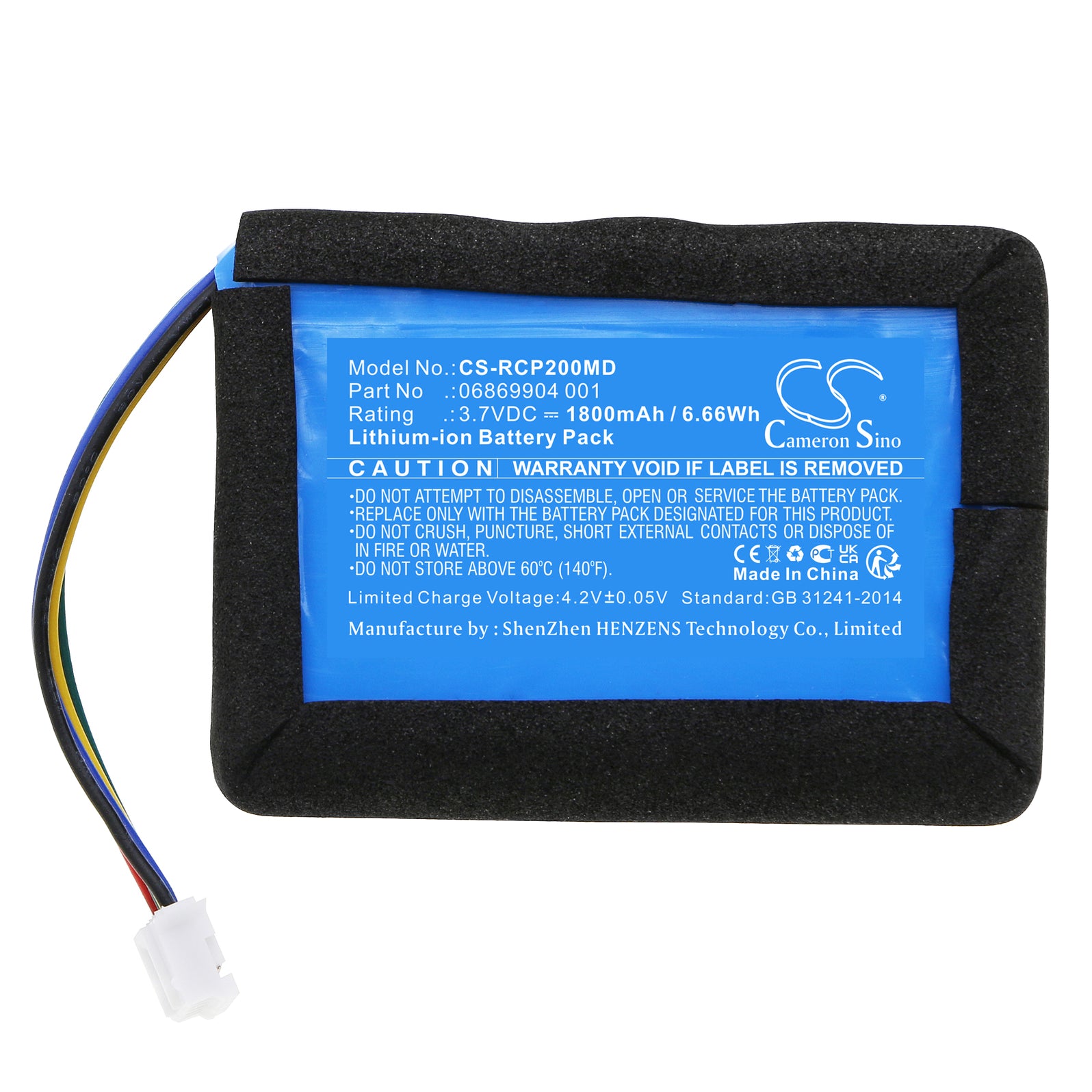 CS-RCP200MD : Battery for Roche POCT 30645-00, CoaguChek Pro 2, CoaguC ...