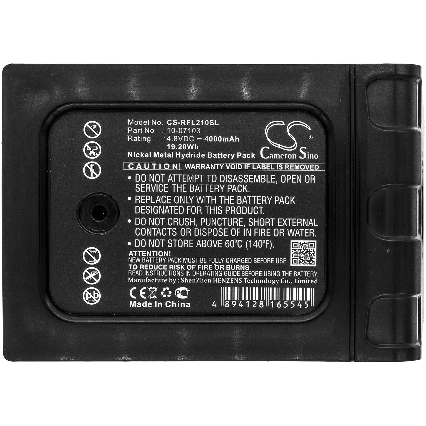CS-RFL210SL : Battery for Geo-Fennel Rotationslaser FL 210 - Replaces ...