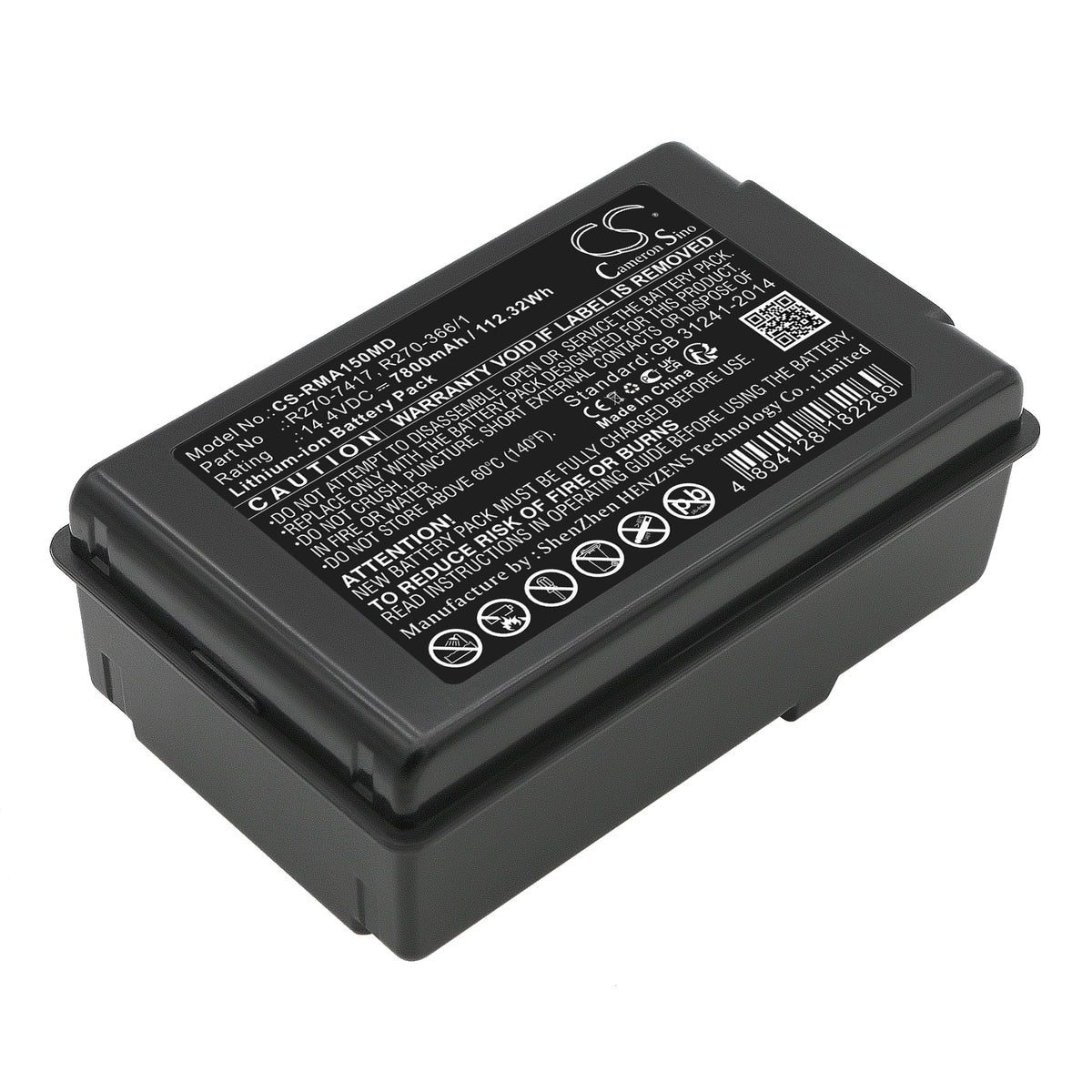 CS-RMA150MD : Battery for ResMed Astral 150 Ventilator Ultralife - Rep ...