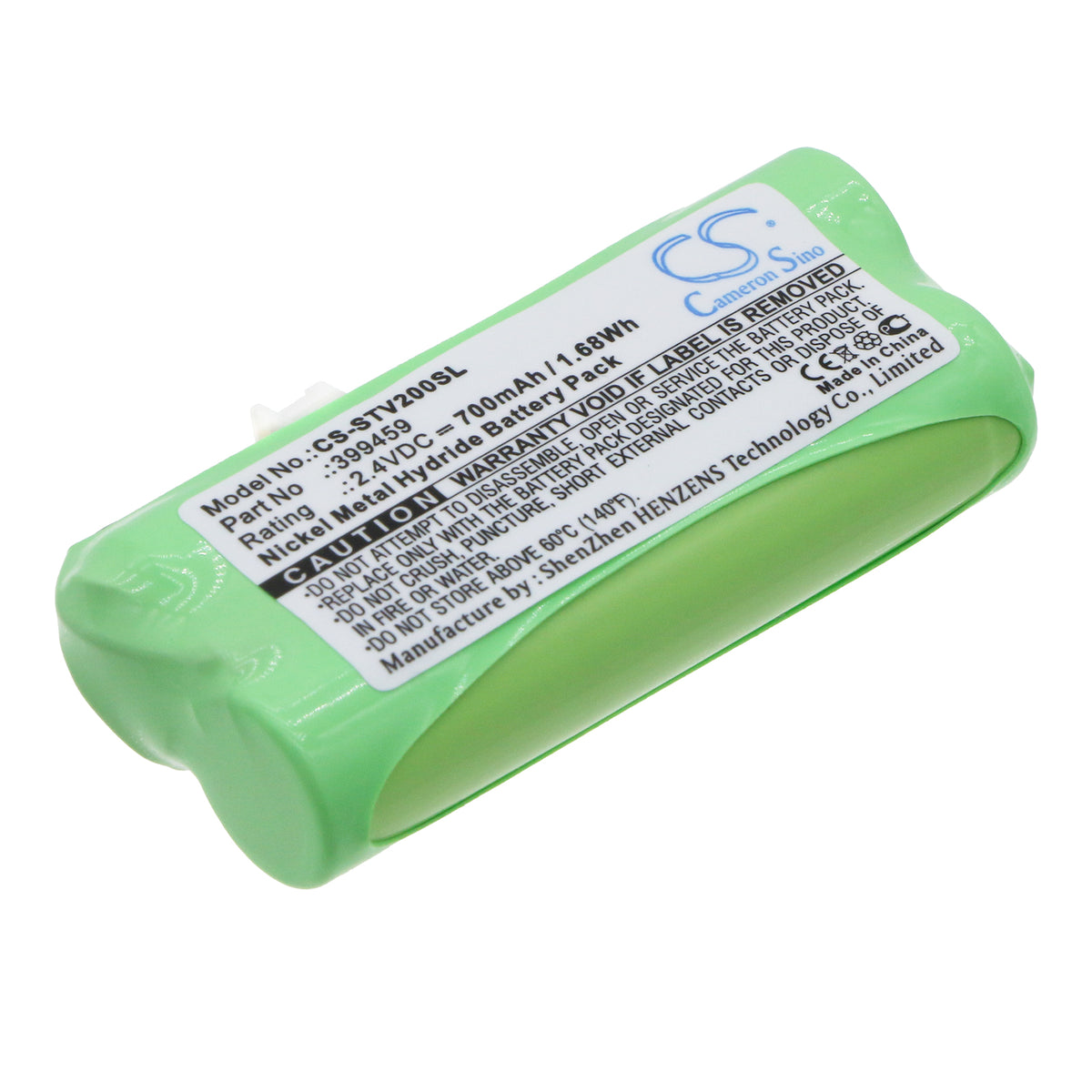 CS-STV200SL : Battery for Stageclix Jack V2 Transmitter - Replaces Sta ...