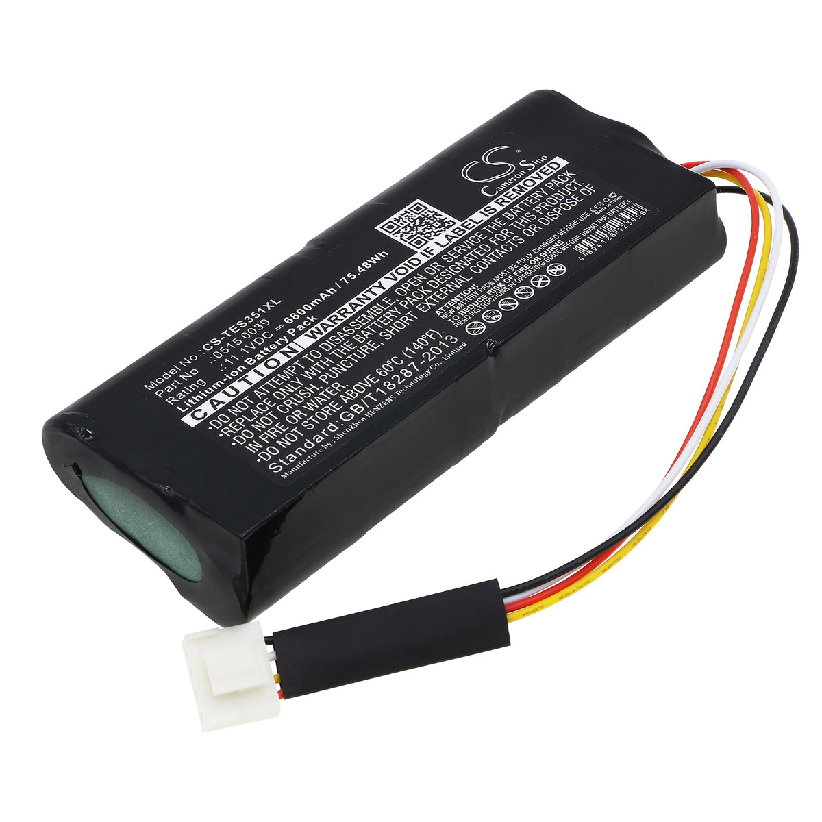CS-TES351XL : Battery for Testo 350K Analyzer, 350 GAS Analyzer - Repl ...
