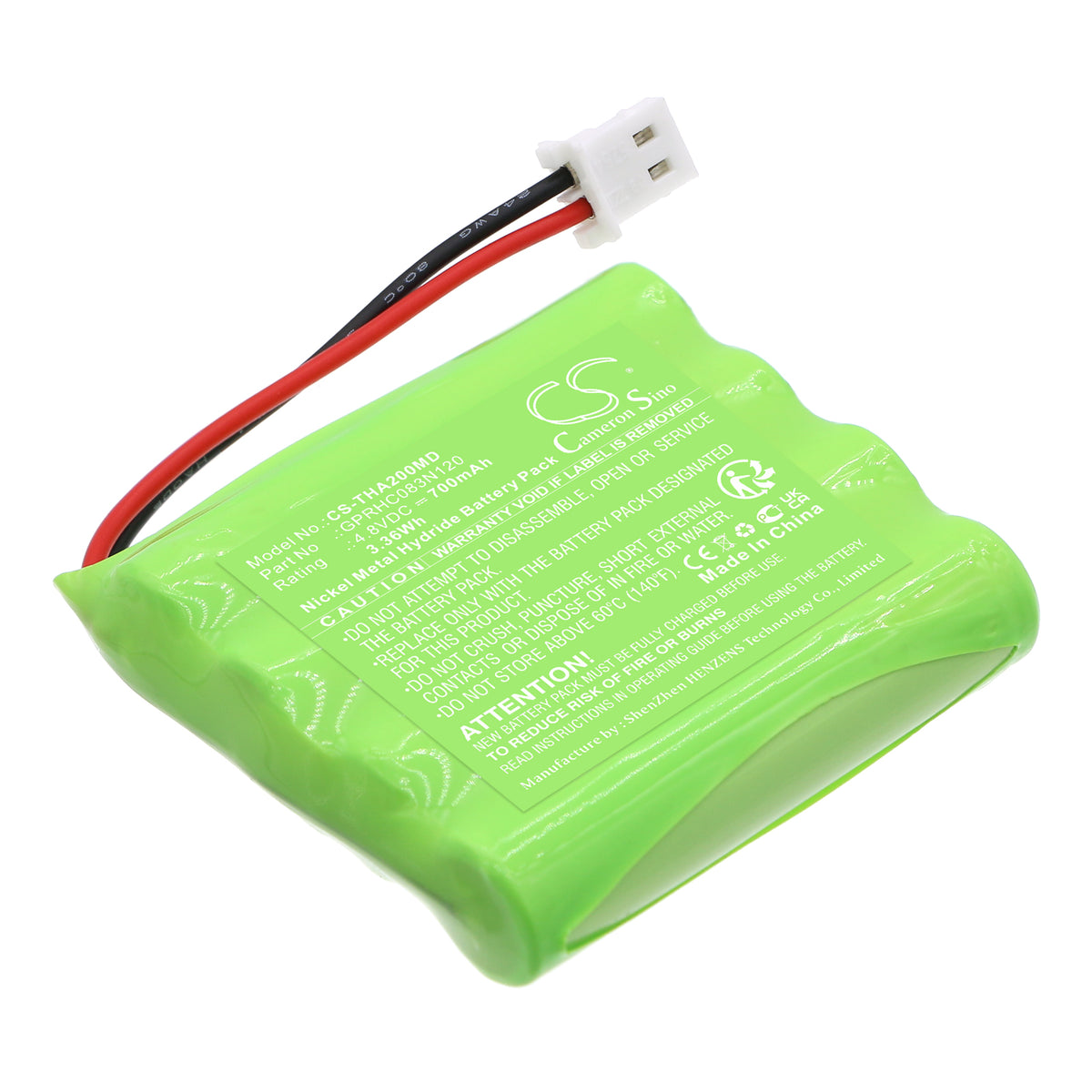 CS-THA200MD : Battery for I-Tech Mio Care, Mio Vein, Mio Ionotens and ...