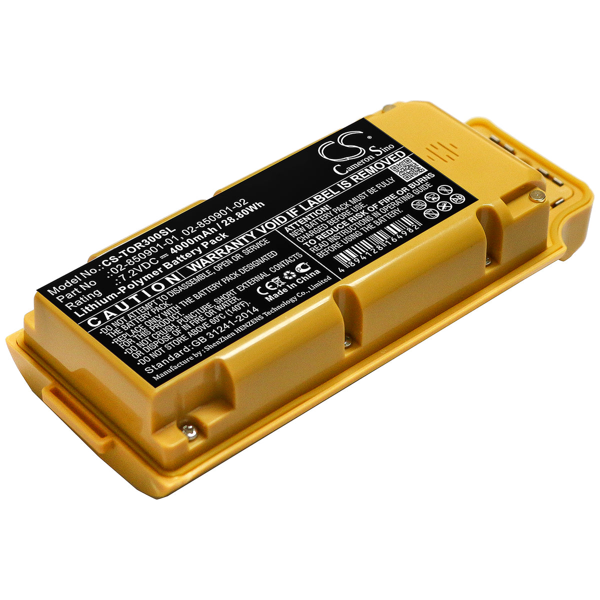 CS-TOR300SL : Battery for Topcon GR-3, GR-5 - Replaces Topcon 02-85090 ...