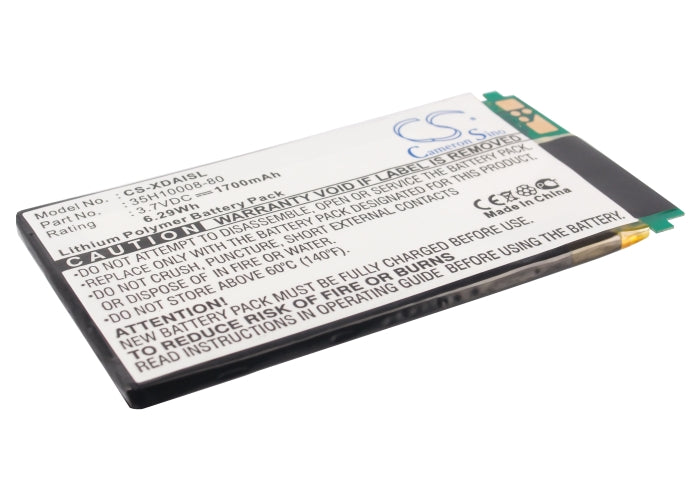 CS-XDAISL : Battery for T-Mobile MDA i - Replaces T-Mobile 35H10008-80 ...