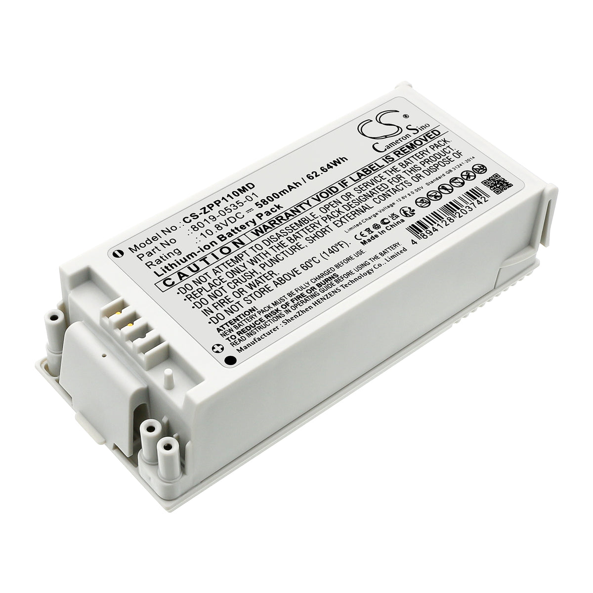 CS-ZPP110MD : Battery for ZOLL AED Pro, Defibrillators R Series, Defib ...