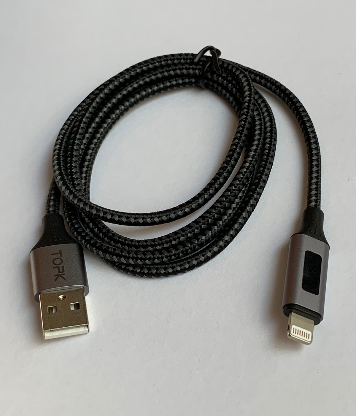 USB-8P-LED : Charge & Data Cable for iPhone, iPad, with LED Display ...