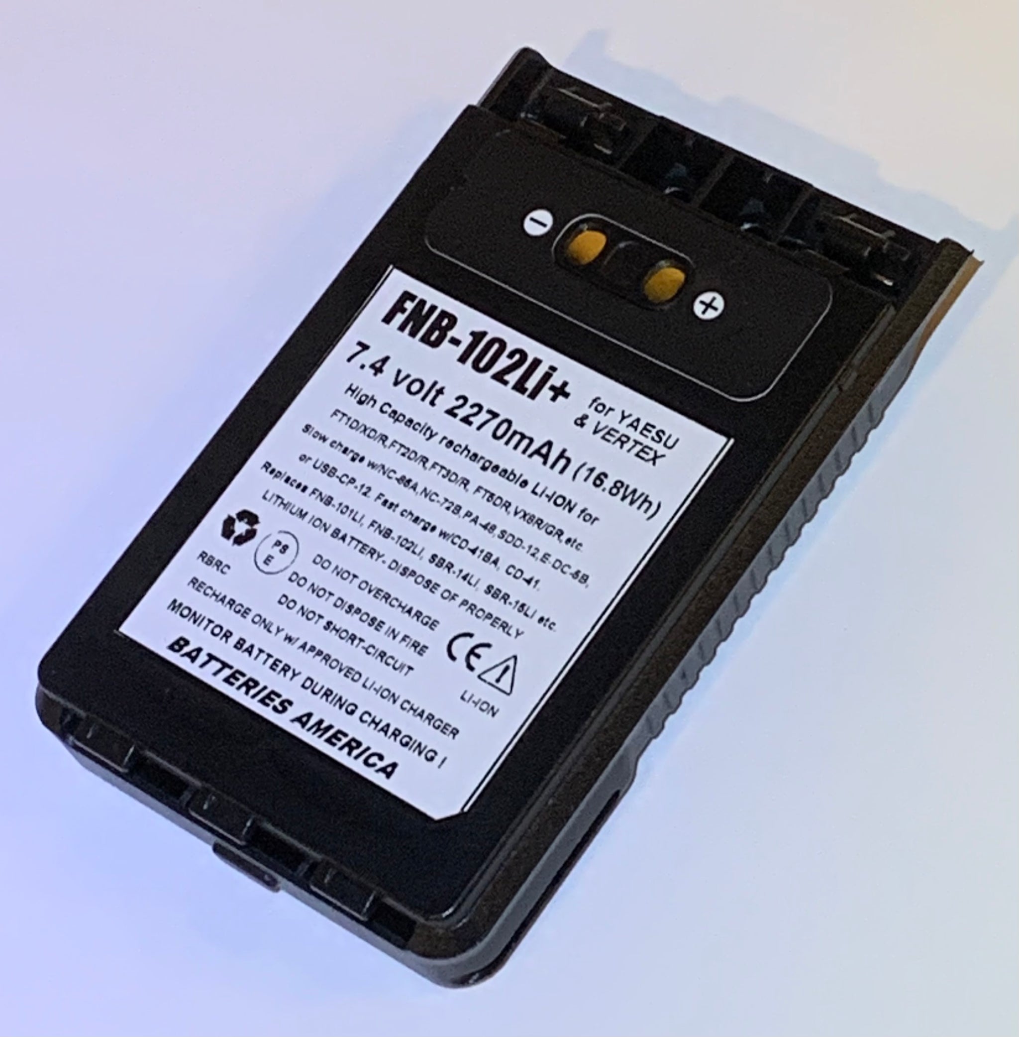 Amateur Radio > Yaesu/Vertex > Battery Packs — Batteries America