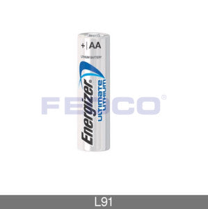 L91 ENERGIZER AA SIZE 1.5 Volt Lithium Cell — Batteries America