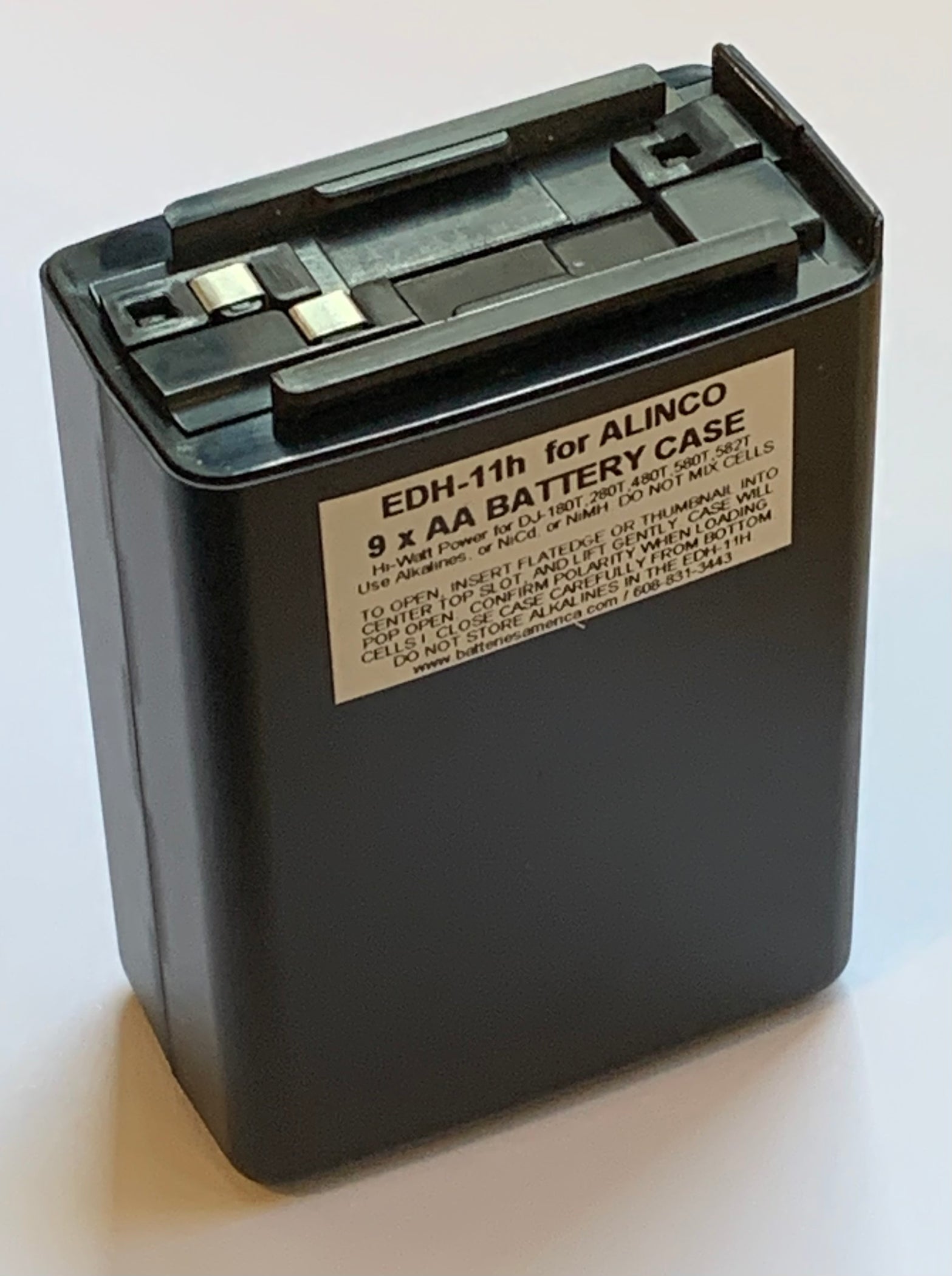 EDH-11h : 9xAA Battery Case for Alinco radios (DJ-580 DJ-582 JR-480 DJ ...