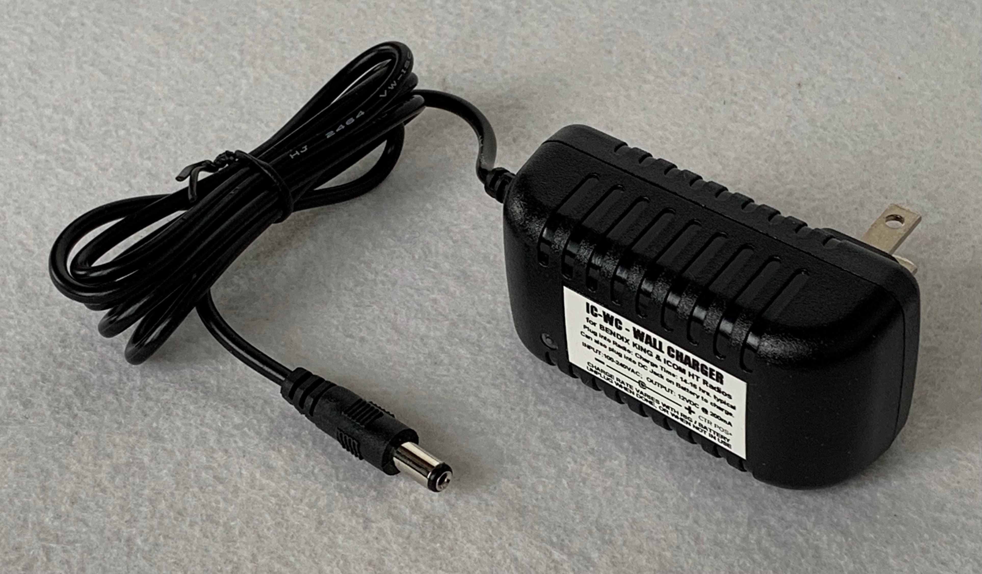 IC-WC : Plug-in overnight wall charger for ICOM, Radio Shack, & BENDIX ...
