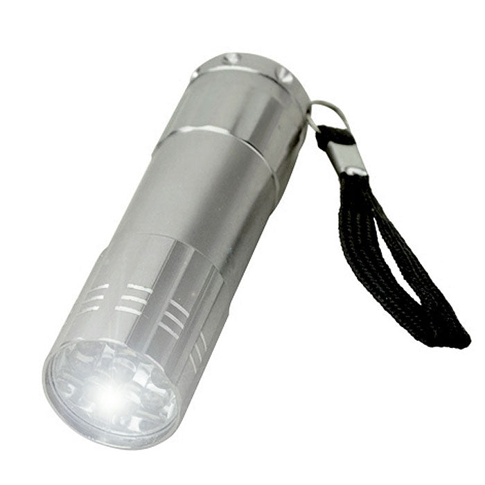 9LED Flashlight - Includes batteries & lanyard — Batteries America