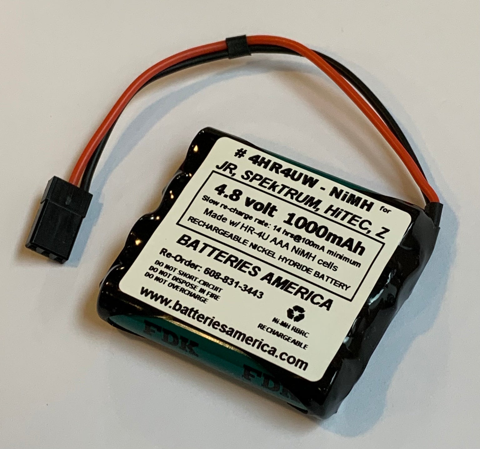 RC Hobby > Receiver Batteries > Ni-MH — Batteries America