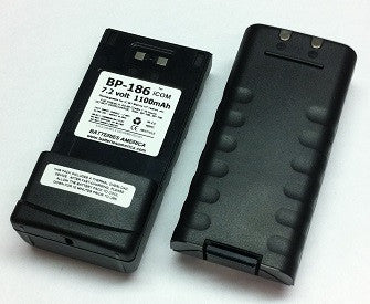 BP-186 : 7.2 volt 1100mAh rechargeable Ni-Cd battery for ICOM IC-M1 ...