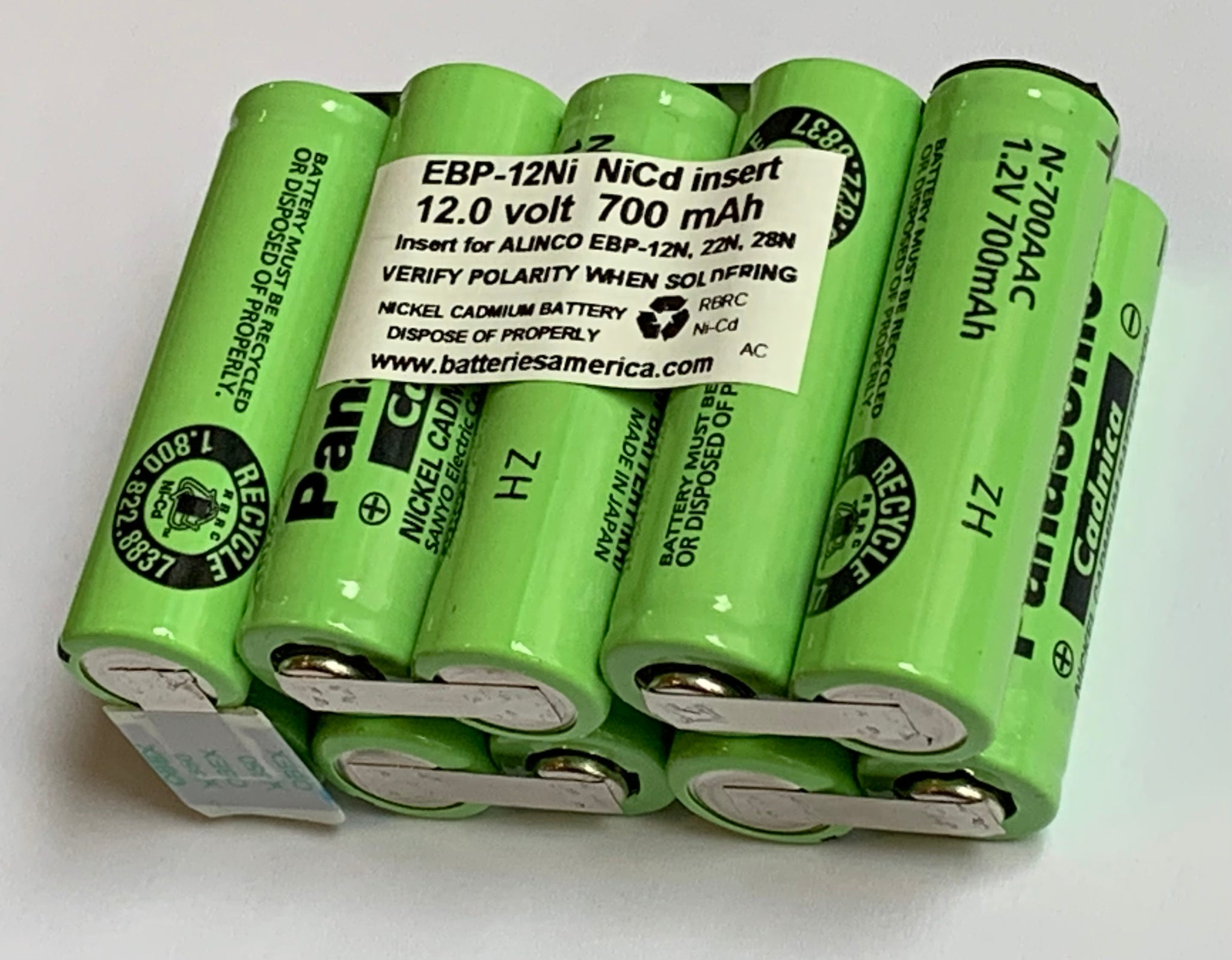 Amateur Radio > Alinco > Battery Packs — Batteries America