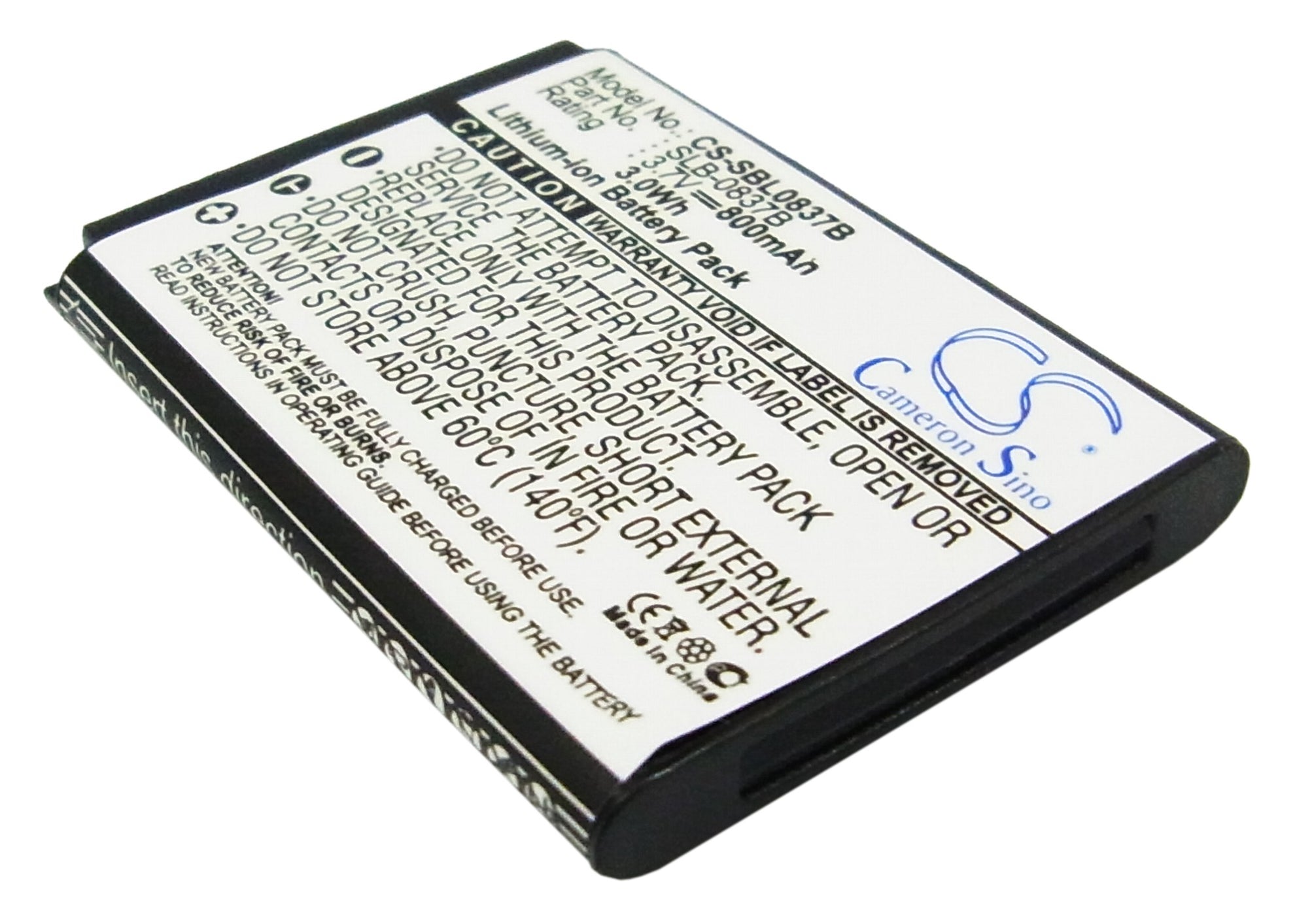BP-SBL0837B : Replaces Samsung SLB-0837B and others — Batteries America