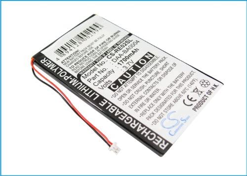 DAA-BA0004 : 3.7v 1700mAh Li-ION battery - Replaces Nomad, ZenTouch ...