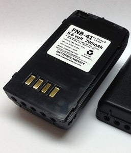 FNB-41: 9.6v 700mAh Ni-Cd battery for Yaesu & Vertex — Batteries America