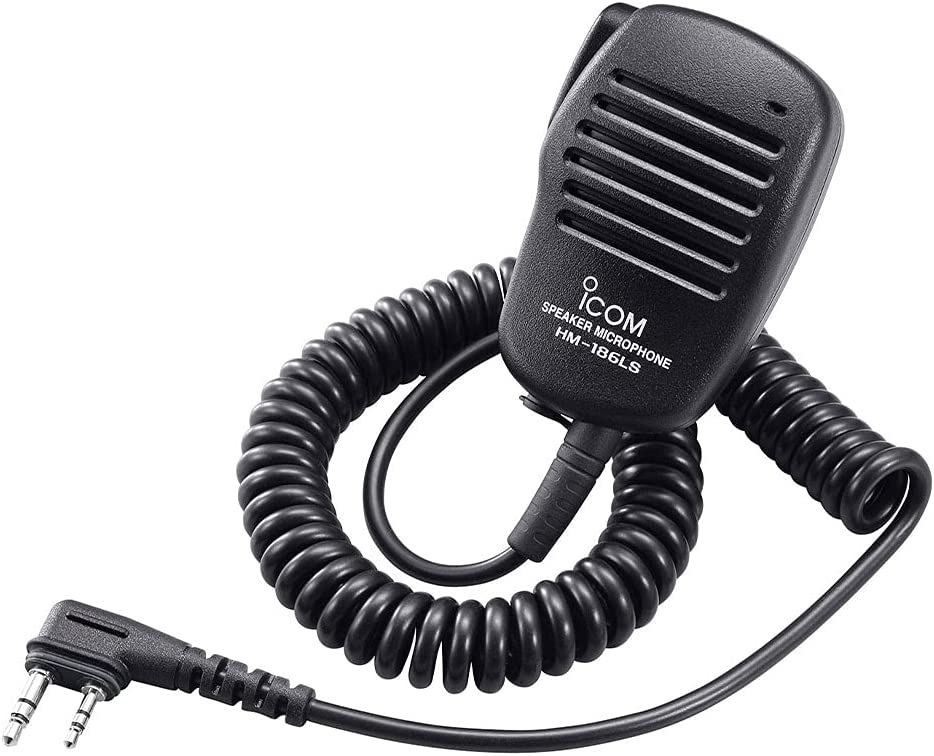 HM-186LS PTT Speaker mic for Icom ID-51A, ID-31A — Batteries America