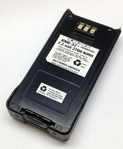 KNB-32N: 7.5v 2700mAh Ni-MH battery for Kenwood radios — Batteries America