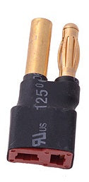 HXT-DF: adapter to convert 4mm bullet to ultra red T connector ...