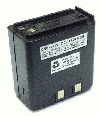 CNB-151x : 7.2v 1600mAh NiMH battery for STANDARD ADI HEATH, JRC ...